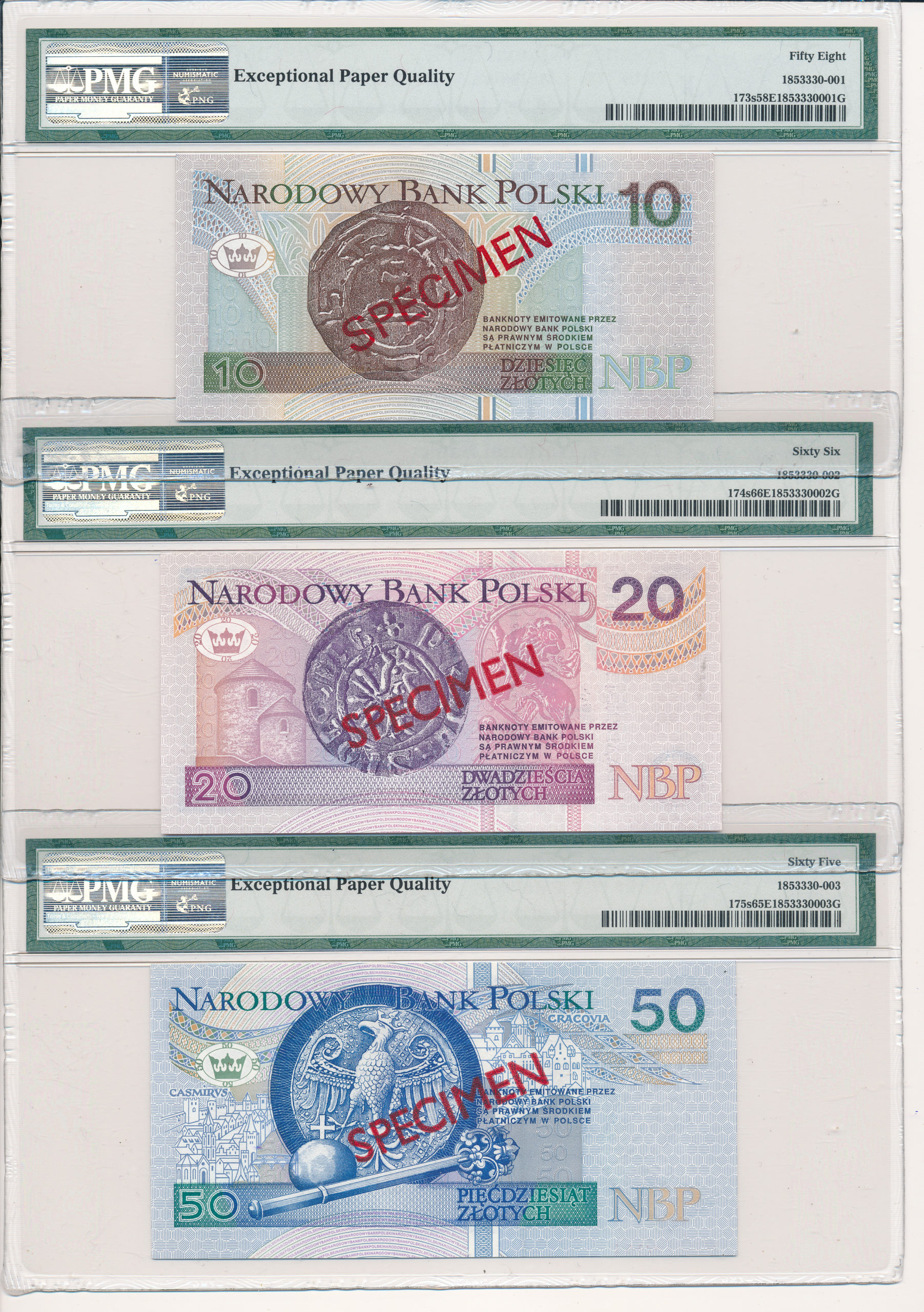 SPECIMEN 10,20,50 ZL REVERSE – TROYAK CLUB